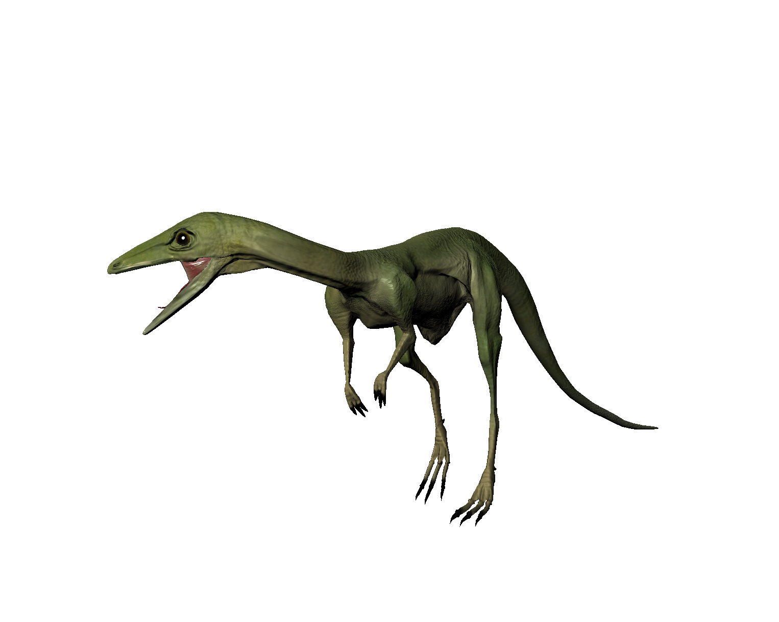 compsognathus compy dinosaur 3d model