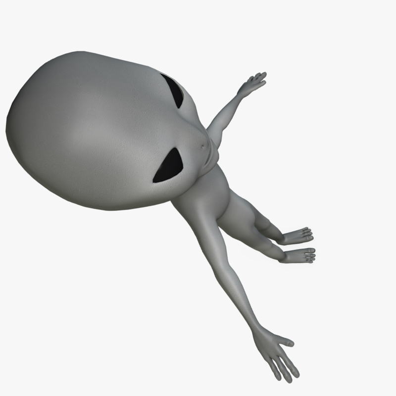 modelo 3d Low Poly Alien - TurboSquid 642865