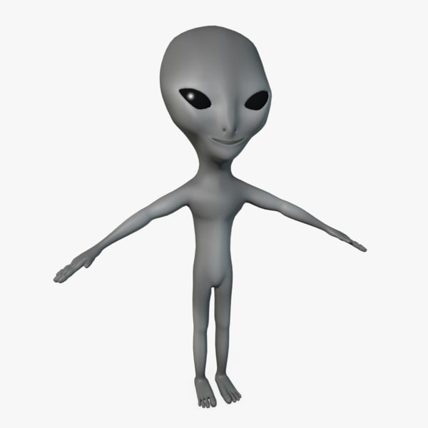 modelo 3d Low Poly Alien - TurboSquid 642865