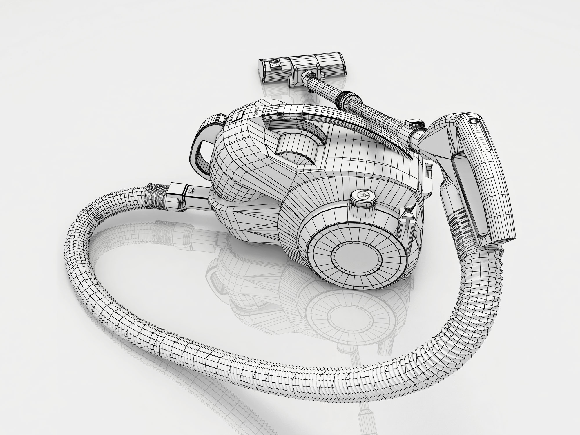 3d model vacuum cleaner lg