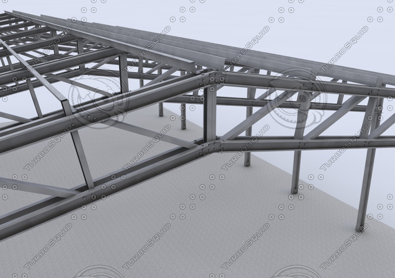 building steel 3d 3ds