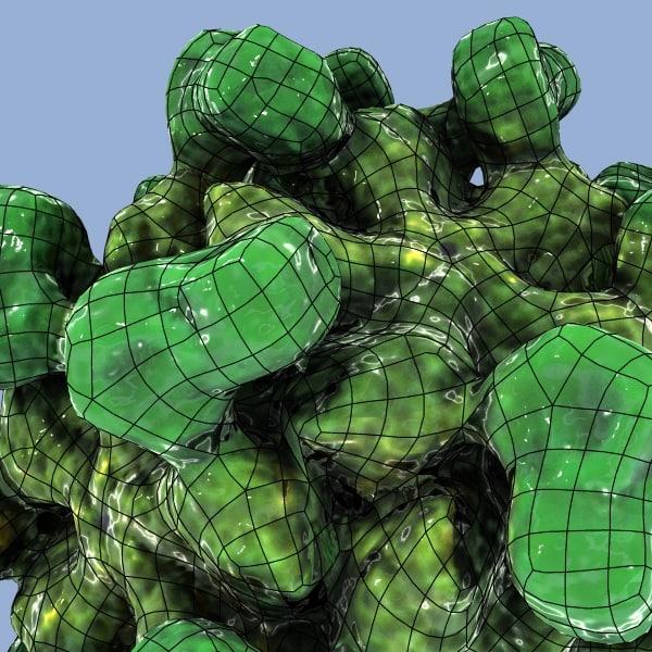 hepatitis e virus 3d model