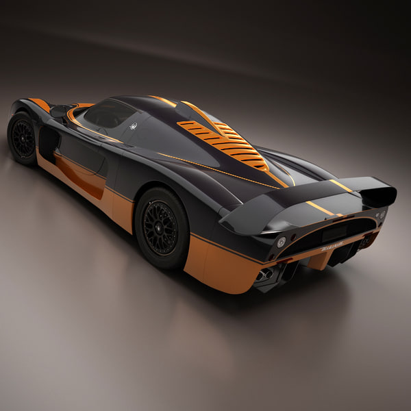 3d model realistic maserati mc12 v2