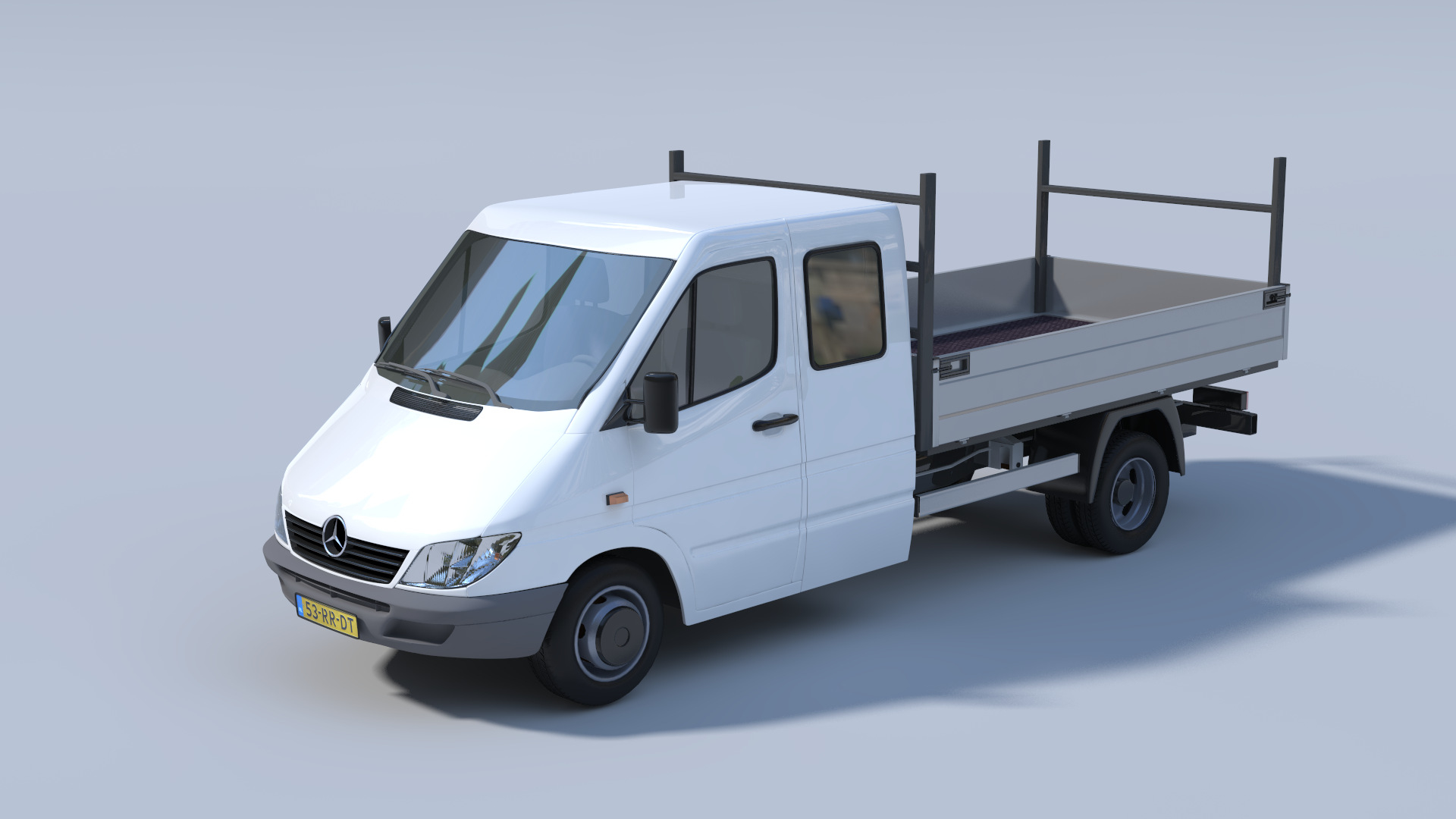 mercedes sprinter van 3d obj