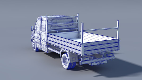 mercedes sprinter van 3d obj