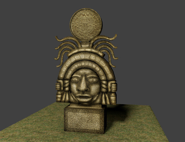 civilization ancient sculpture 3d model