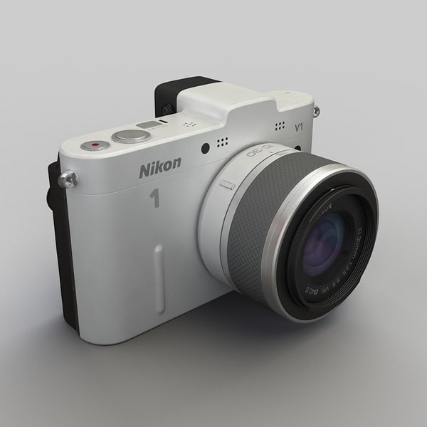 new nikon v1 lens 3d model