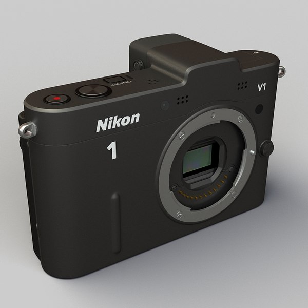 new nikon v1 lens 3d model