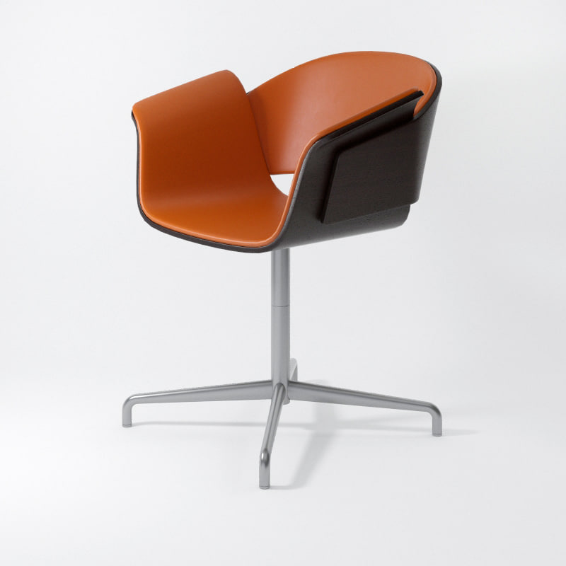 rondo bene chair wood 3ds