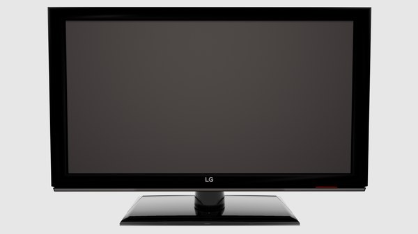 flat screen tv 3d max
