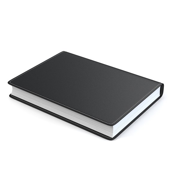 3d office daybook book model