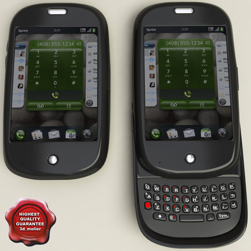 3d model palm phones v1