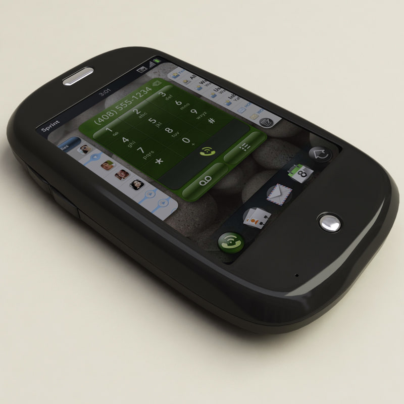 3d model palm phones v1
