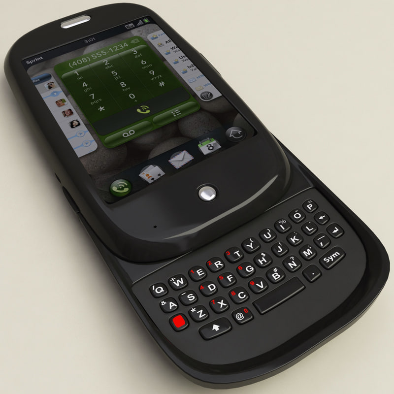 3d model palm phones v1
