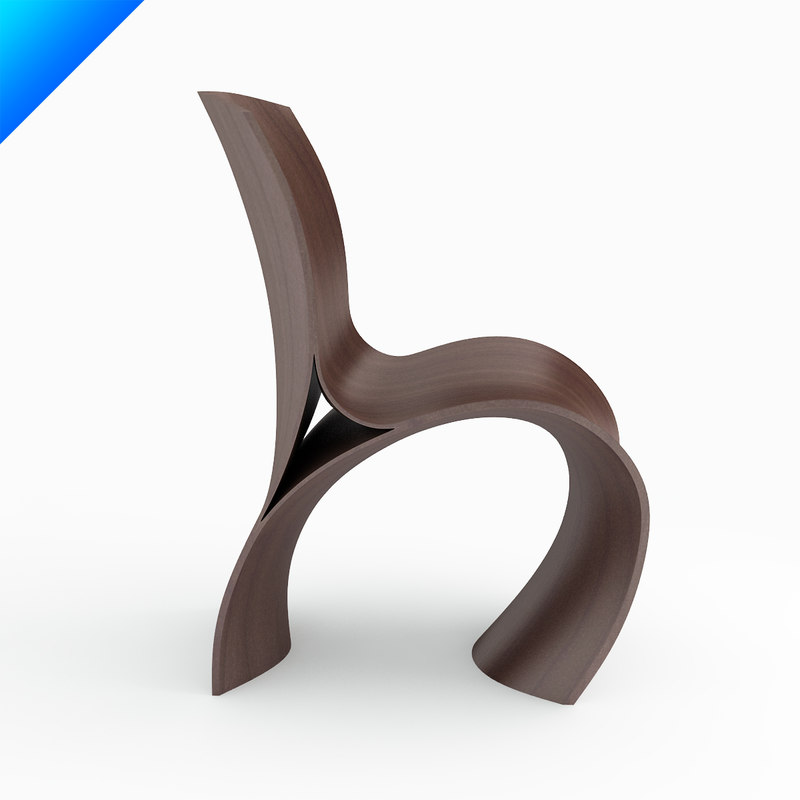 skin chair ron arad 3d model