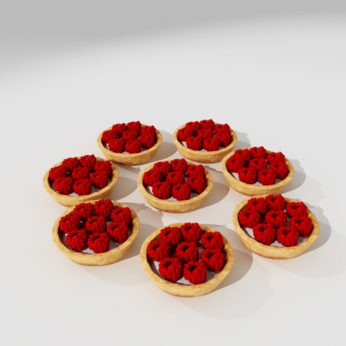 pastry 3d model
