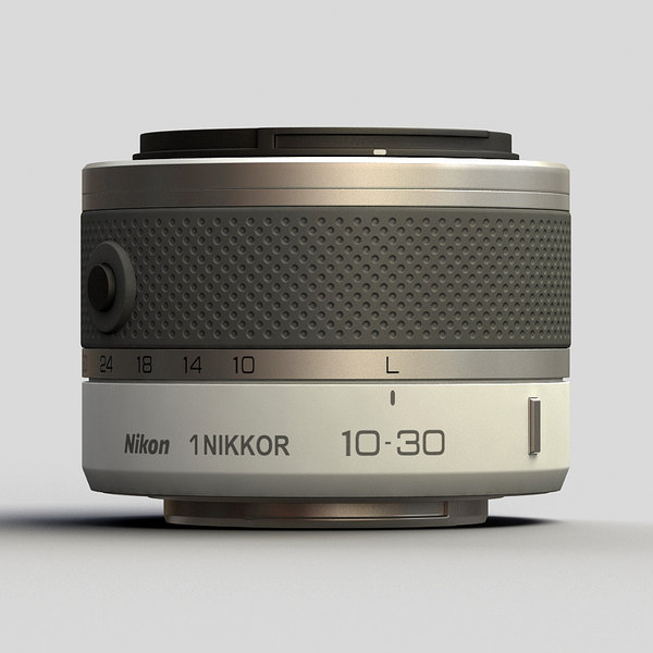 new nikon v1 lens 3d model