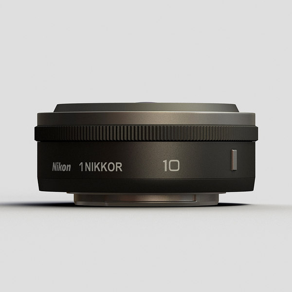 new nikon v1 lens 3d model