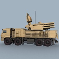 russian sa-10 sa-20 transporter 3d dxf