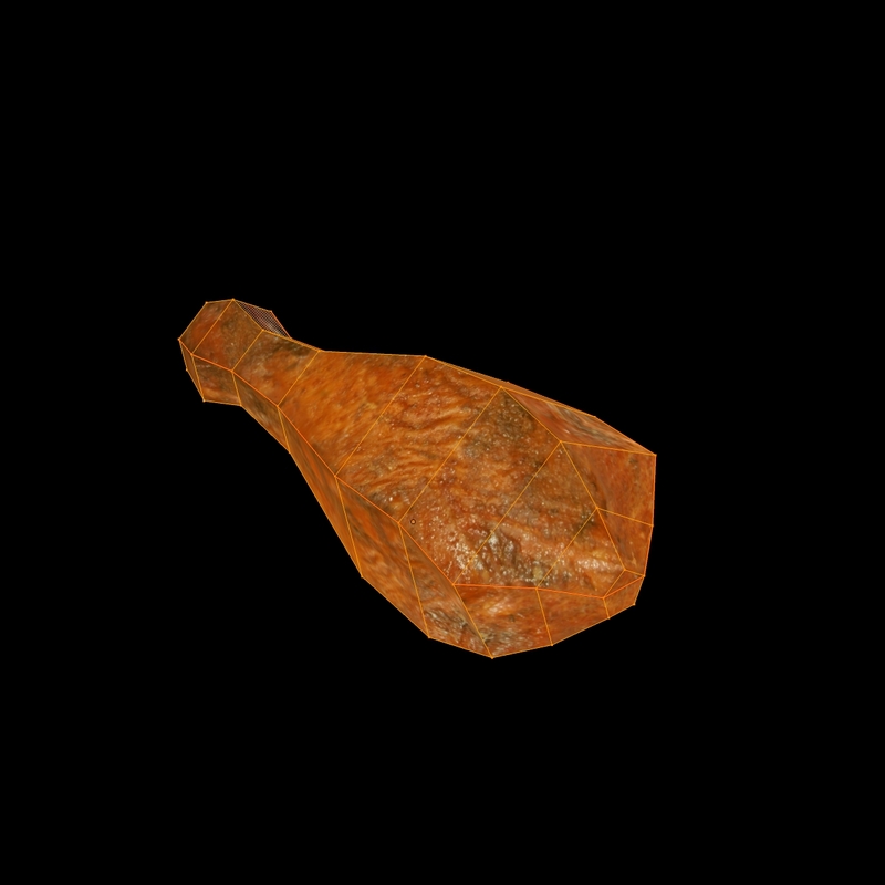turkey leg 3d model