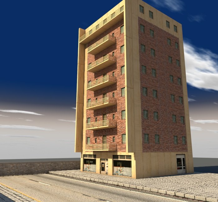 3d model building