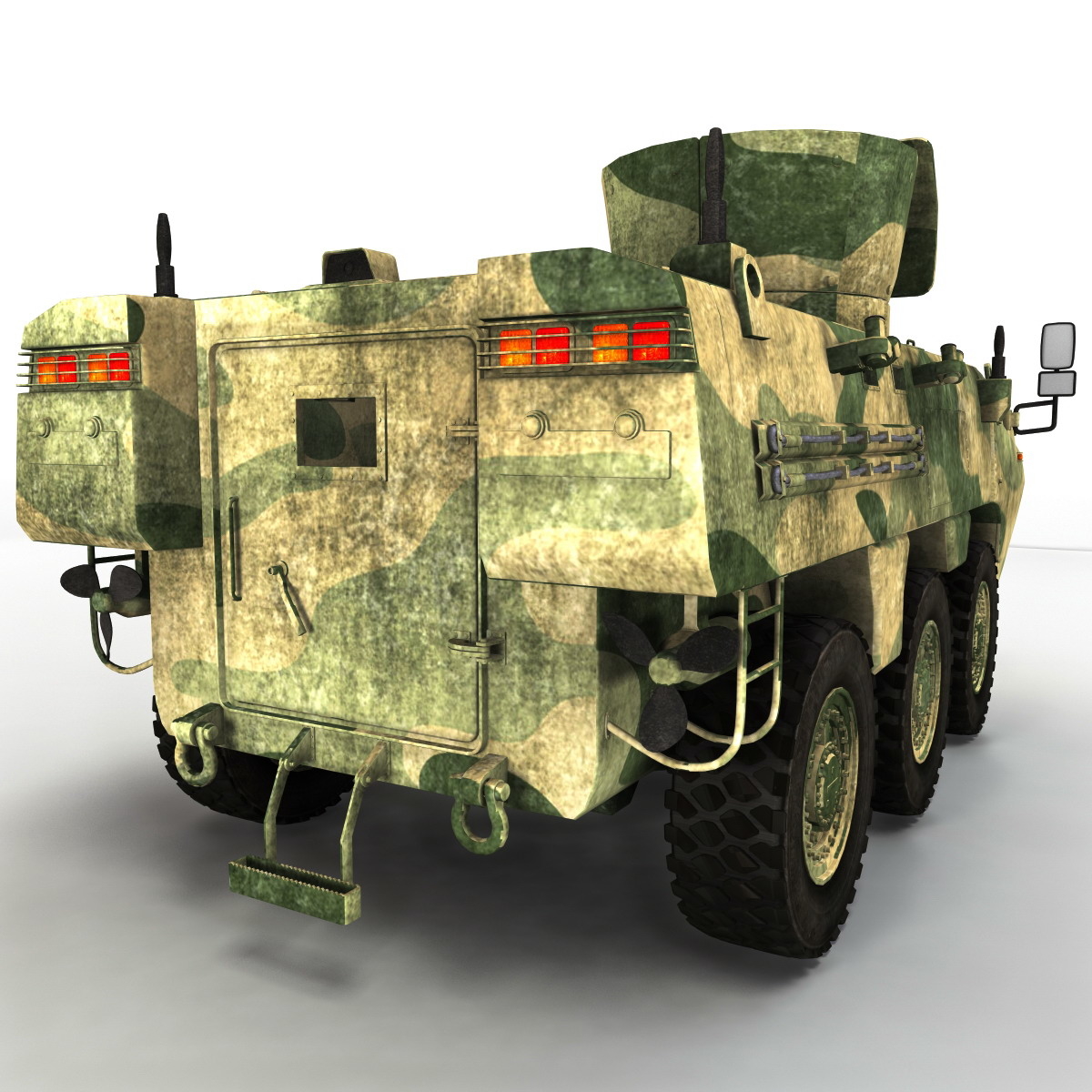 ARMA 6X6 Türkei Gepanzertes Taktisches Fahrzeug V2 3D-Modell ...