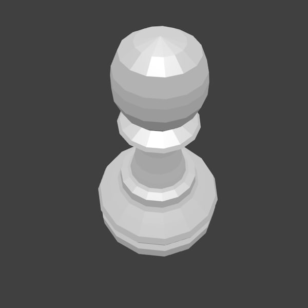 free chess pawn 3d model