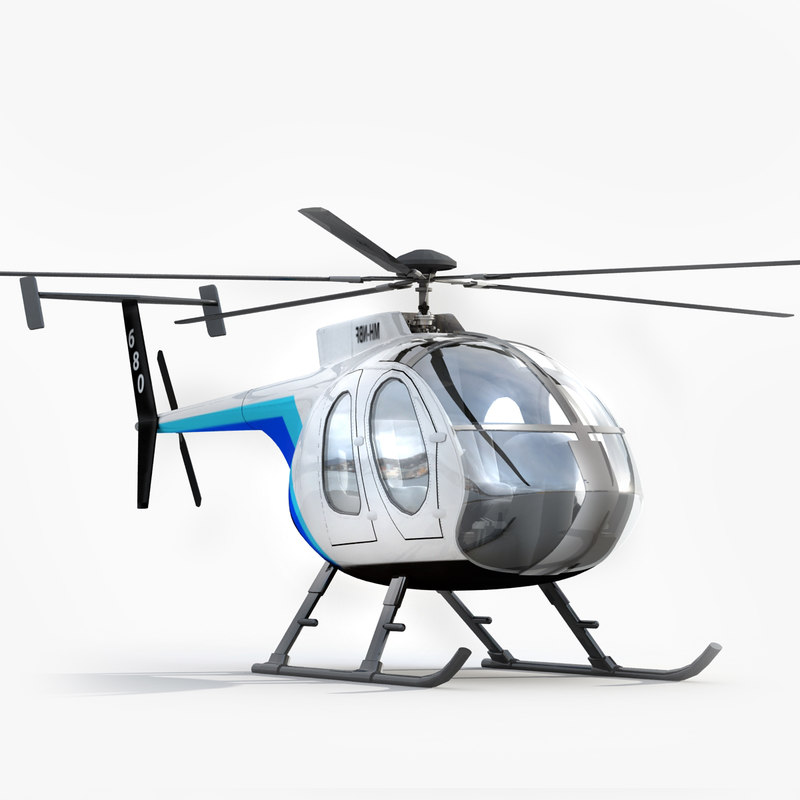 modelo 3d Hughes Md 530 - TurboSquid 643857