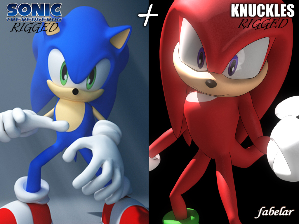 Sonic＆Knuckles操纵3D模型 - TurboSquid 658936