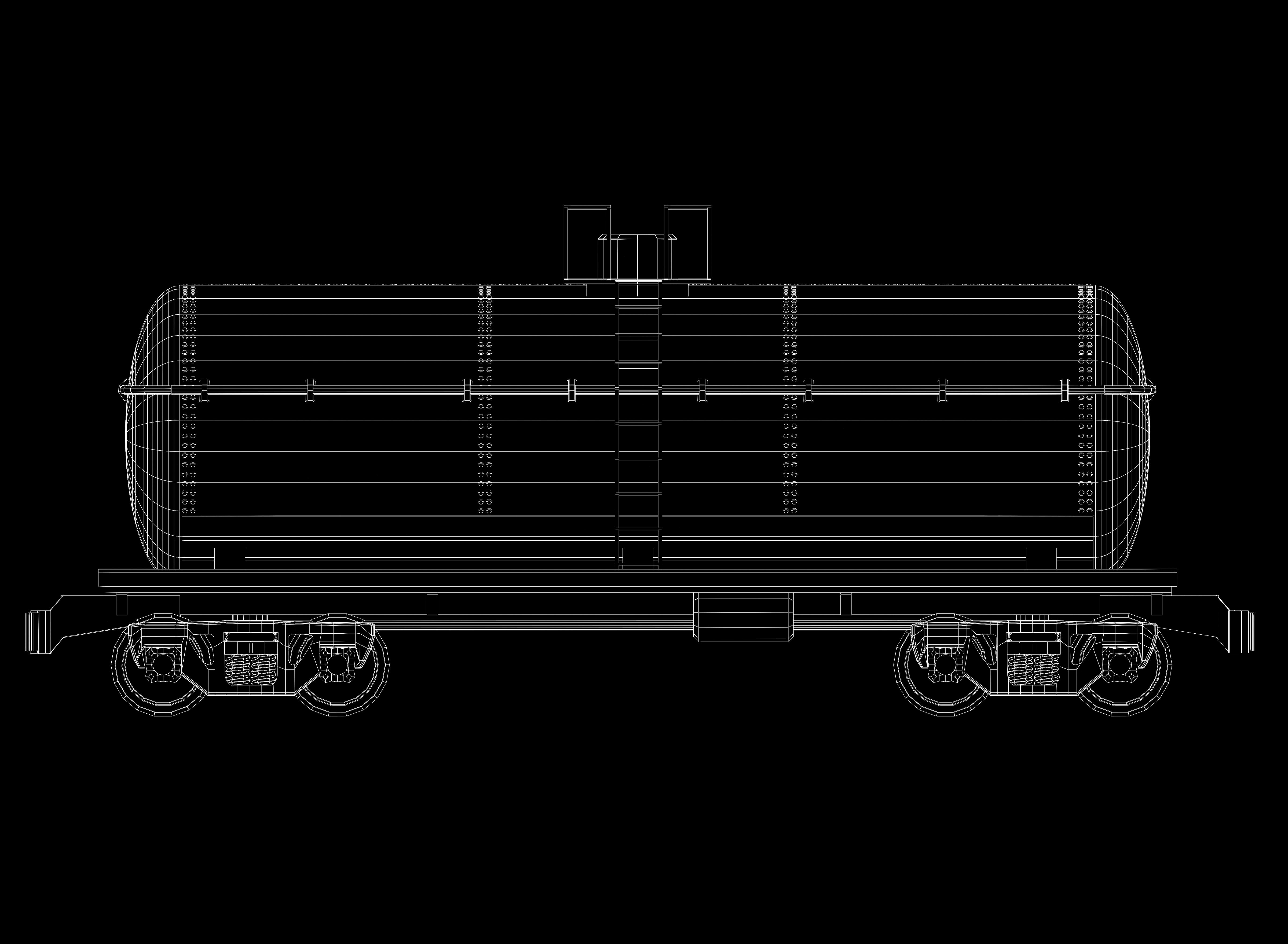 3d dxf freight train engine