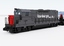 3d dxf freight train engine
