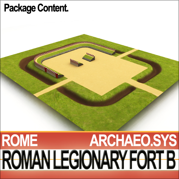 roman fort plan b 3d 3ds