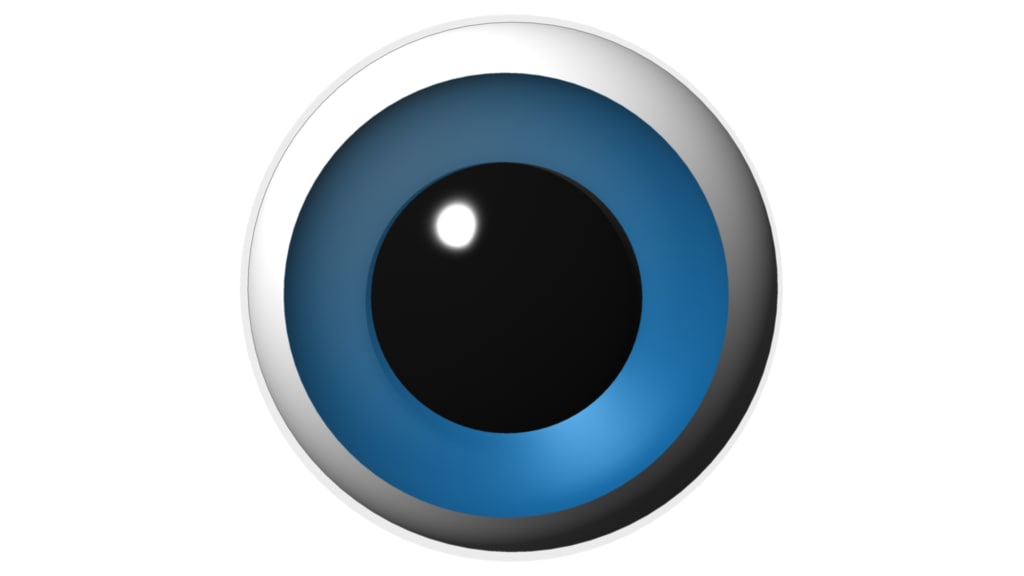 iris characters eyes 3d model