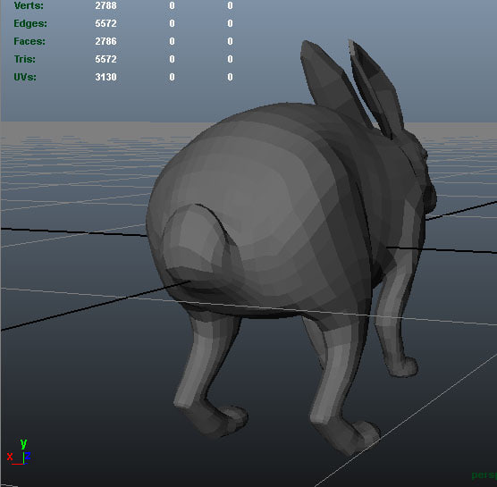 free rabbit 3d model