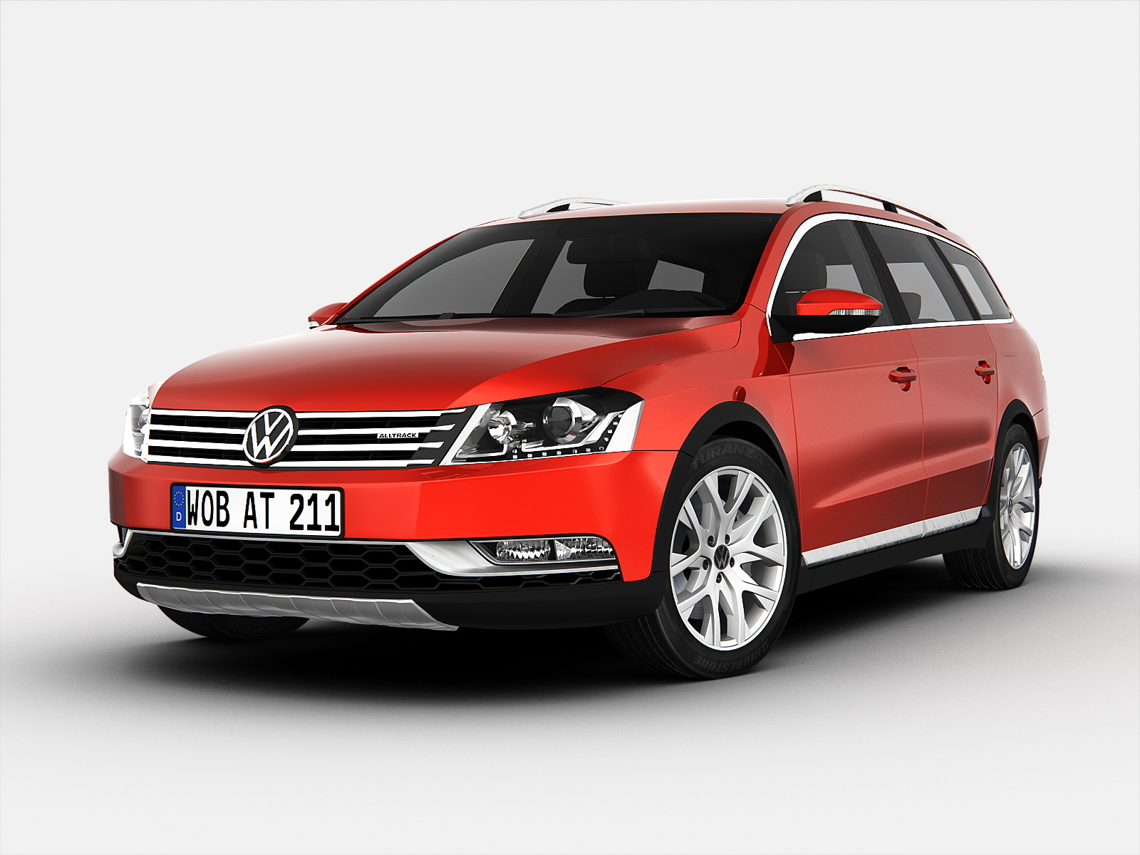 3d volkswagen car model