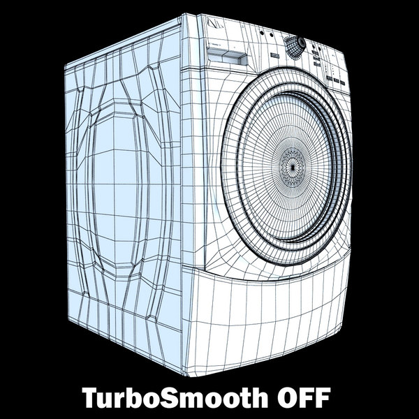 3d washing machine washer model