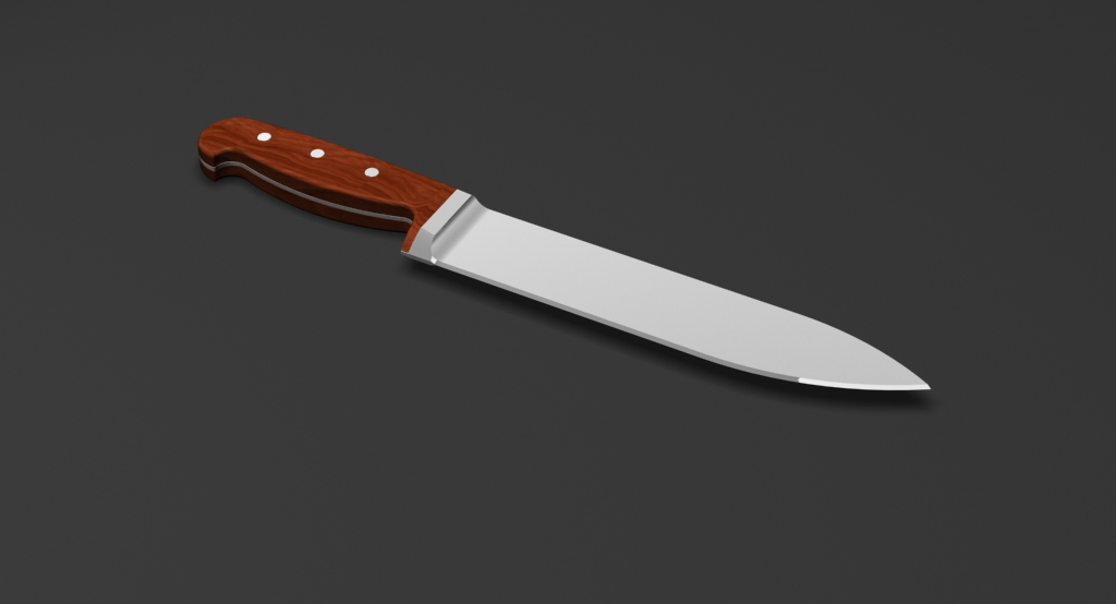 kitchen knife 3d model