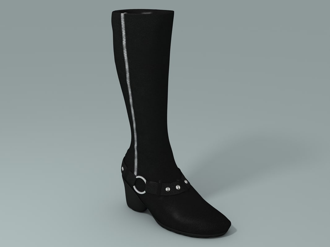 boot 3d model