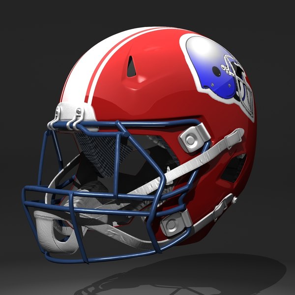 3d model football helmet