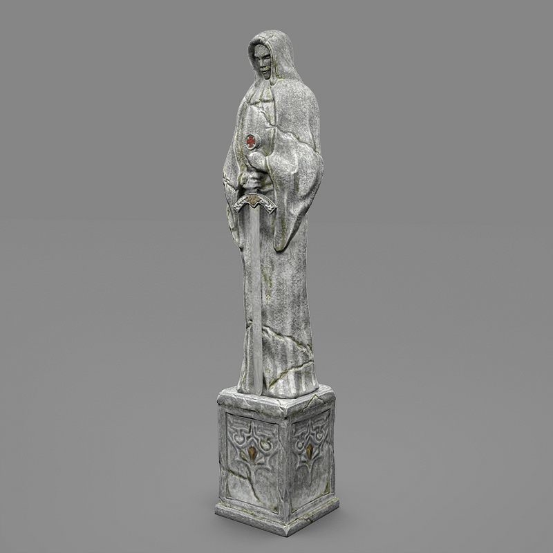 stone statue 3d model
