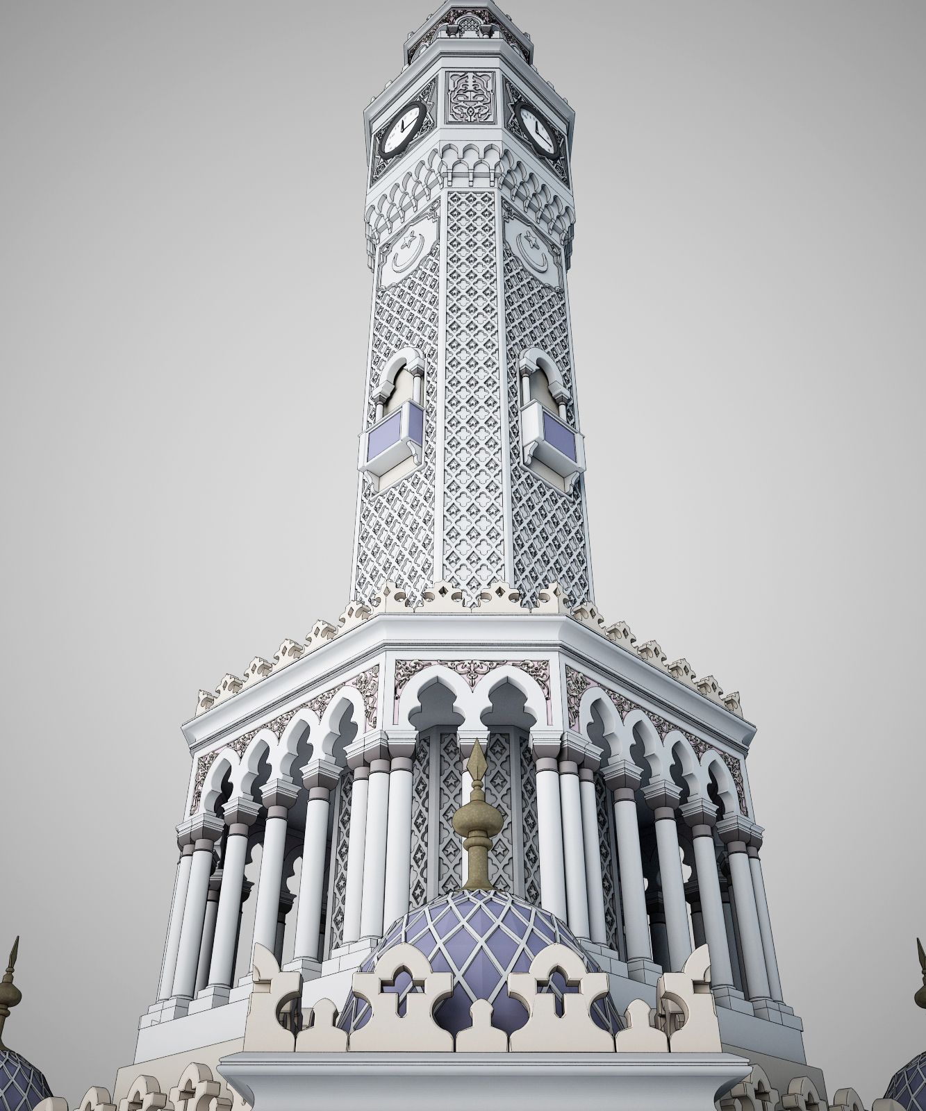clock tower 3d model