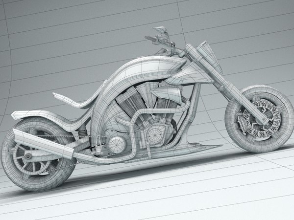3d motorcycle concept