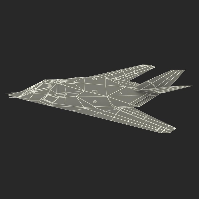 realistic f 117 nighthawk 3d model