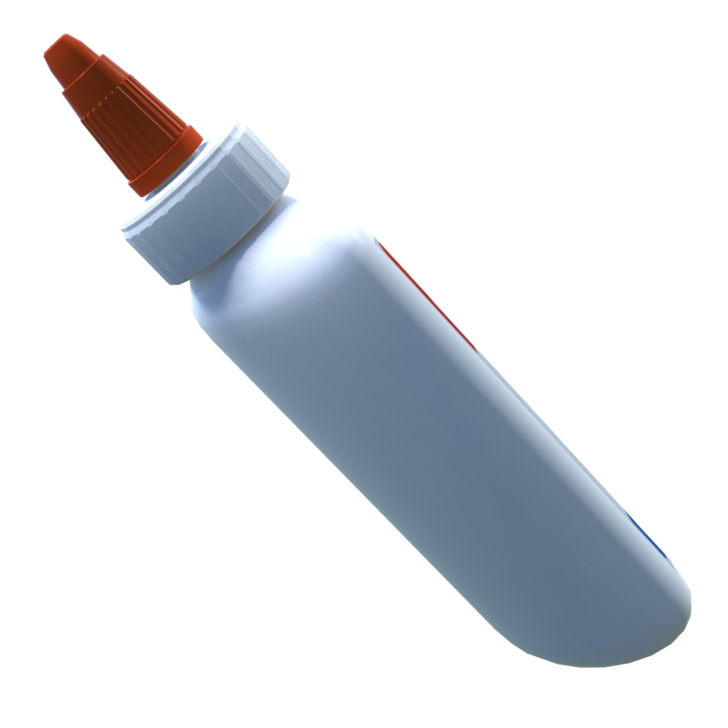 glue 3d model