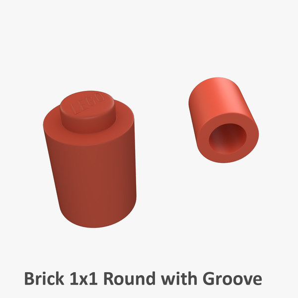 lego bricks 1x1 3d model