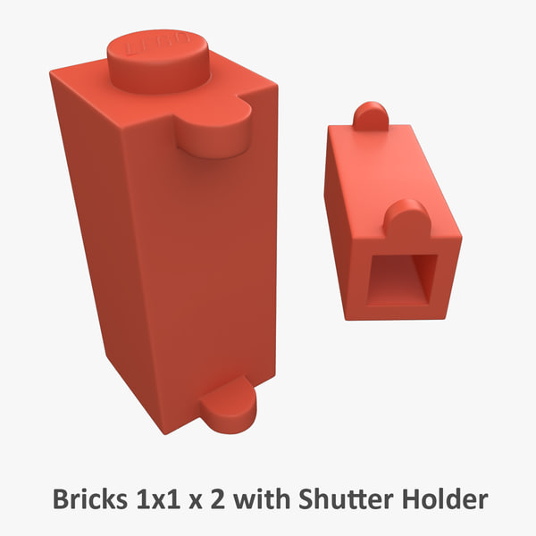 lego bricks 1x1 3d model