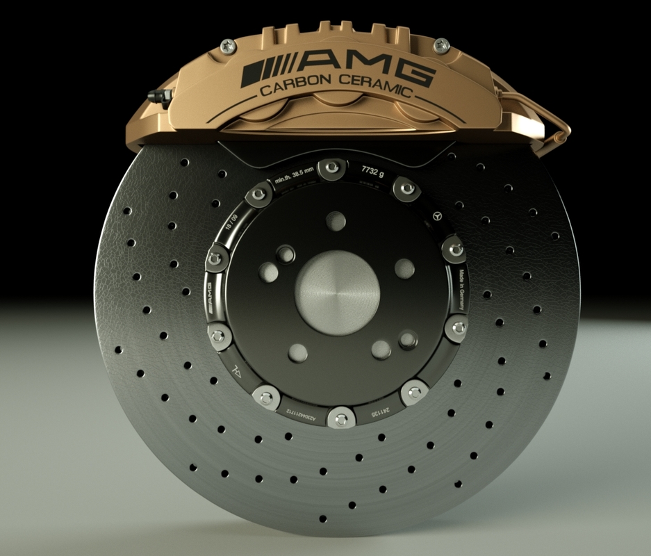 max amg carbon ceramic brake