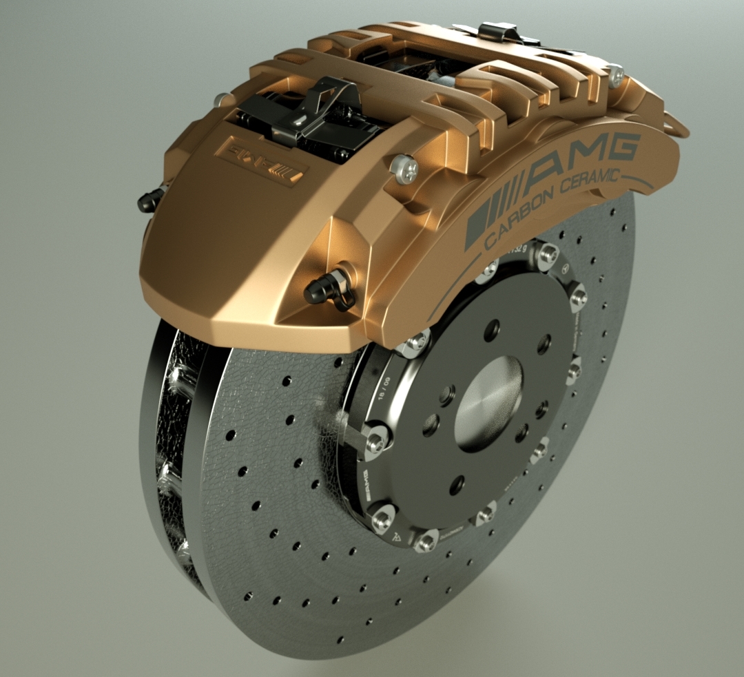 max amg carbon ceramic brake