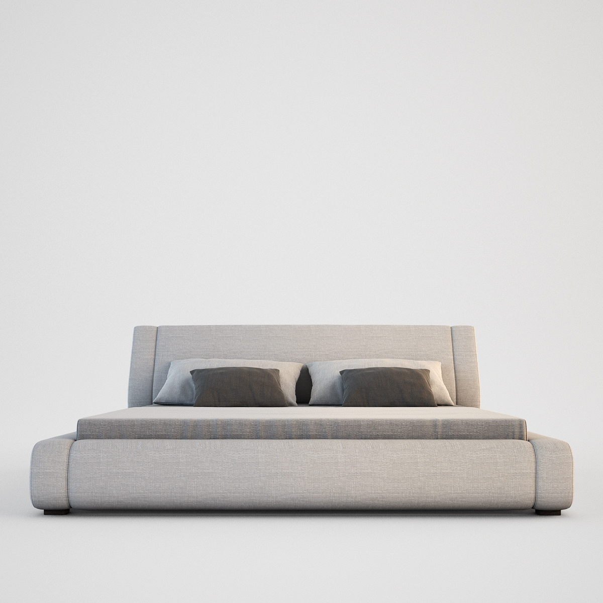 3d model modern contemporary bed