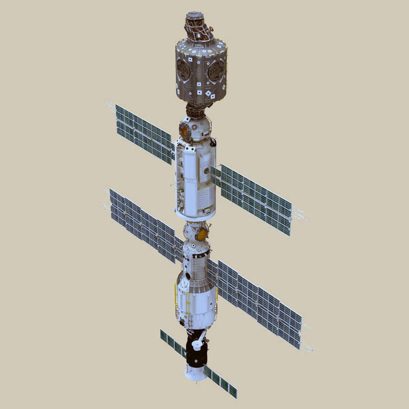 3d international space station iss